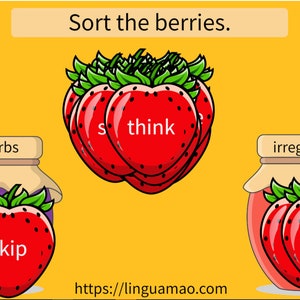 Regular and Irregular Verbs. Interactive Genially Quiz. - Etsy