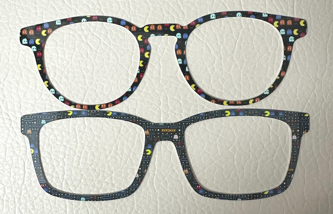 Pacman Metal Magnetic Eyewear Toppers - Etsy