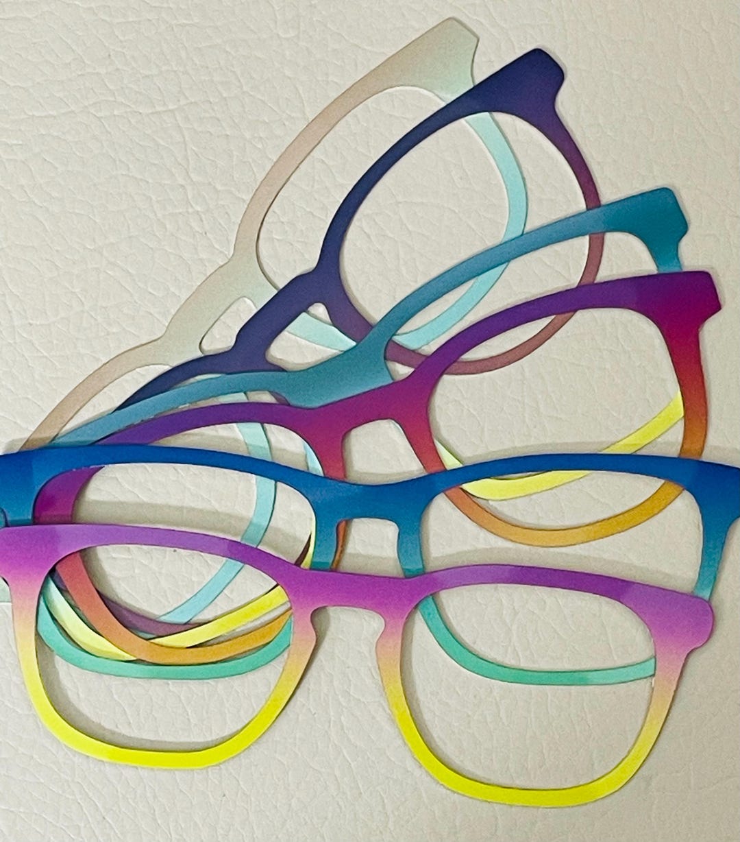 Ombre Metal Magnetic Eyewear Toppers - Etsy