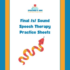 Final /s/ Home Practice Sheets, Speech Therapy, Articulation, Homework ...