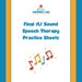 Final /L/ Sound Home Practice Sheets, Speech Therapy, Articulation ...