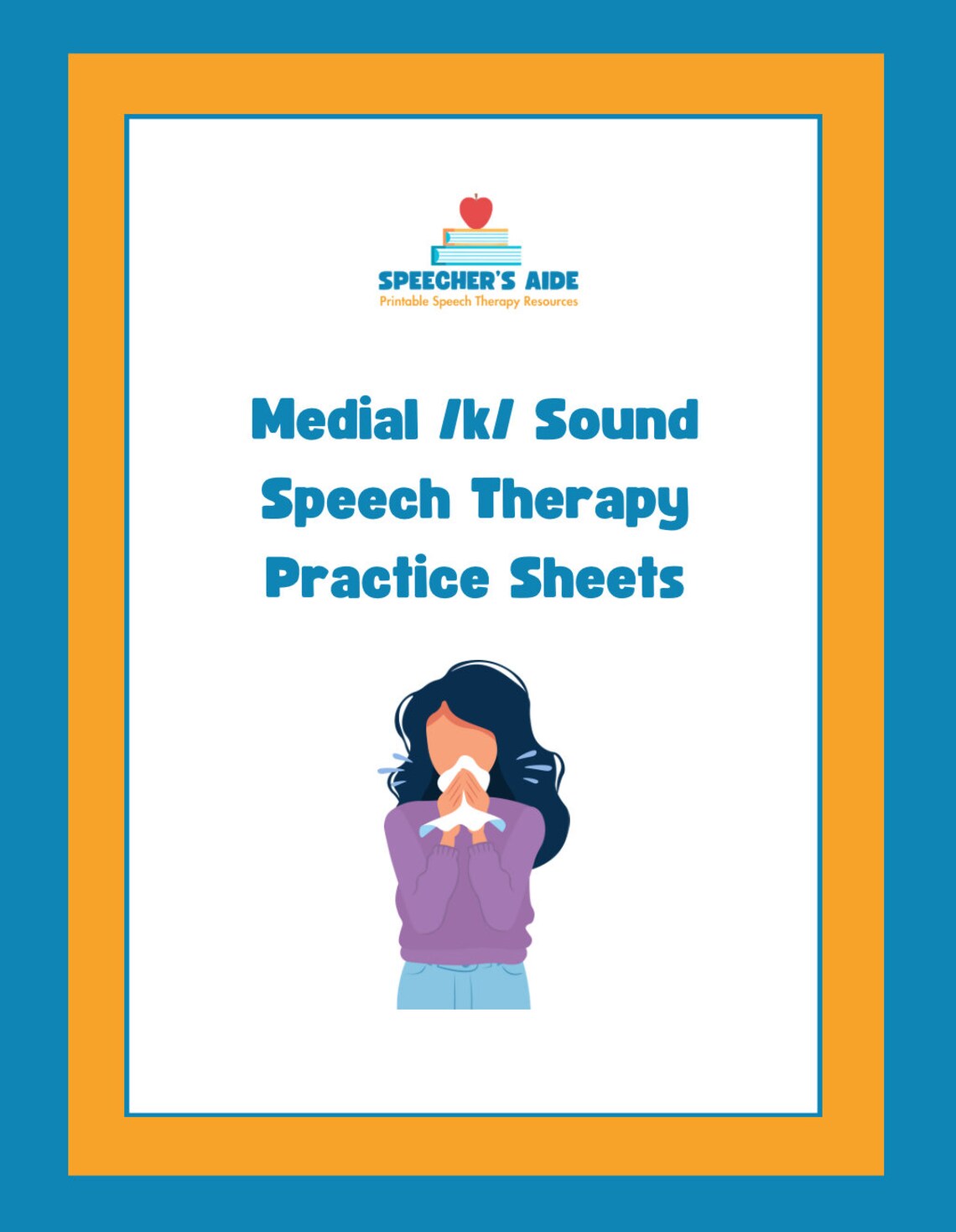 Medial /k/ Sound Home Practice Sheets, Speech Therapy, Articulation ...