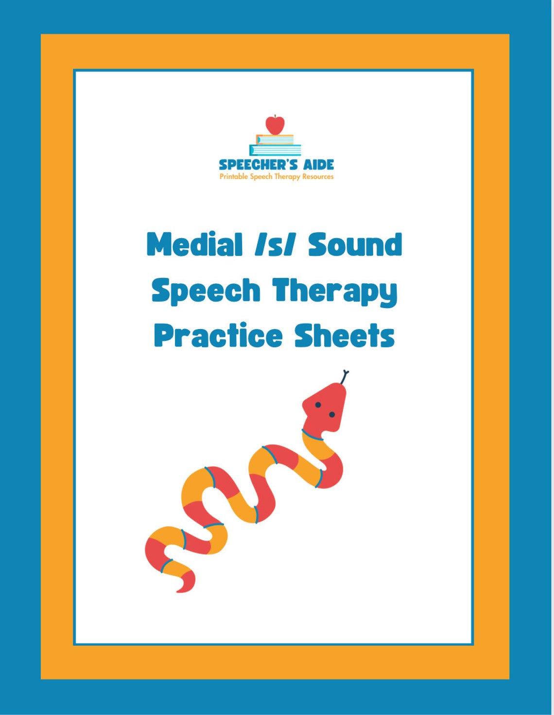 Medial /s/ Sound Home Practice Sheets Speech Therapy, Articulation ...