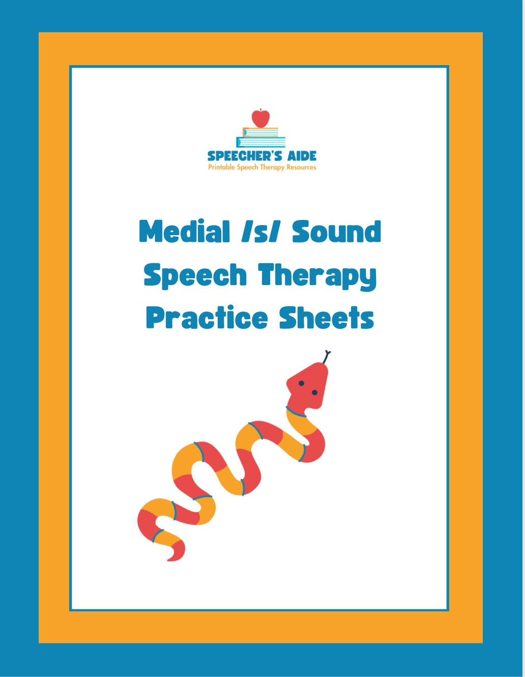 Medial /s/ Sound Home Practice Sheets Speech Therapy, Articulation ...