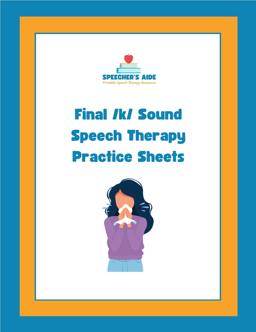 Final /k/ Sound Home Practice Sheets, Speech Therapy, Articulation ...