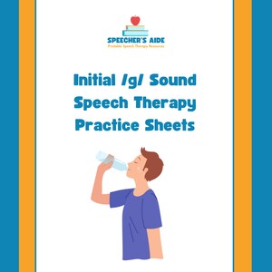 Initial /g/ Sound Home Practice Sheets, Speech Therapy, Articulation ...