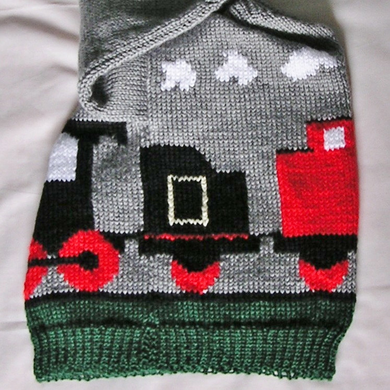 Train Sweater: Made-to-order Pullover, Sizes 2 to 10, Handknitted - Etsy