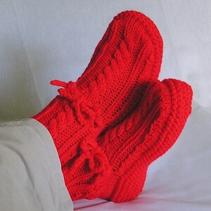 Womens Booties MADE to ORDER Adult Slippers, Drawstring Bedsocks ...