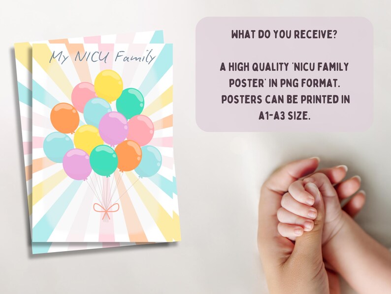 My NICU Family Poster for Neonatal Staff to Sign, NICU Keepsake for ...