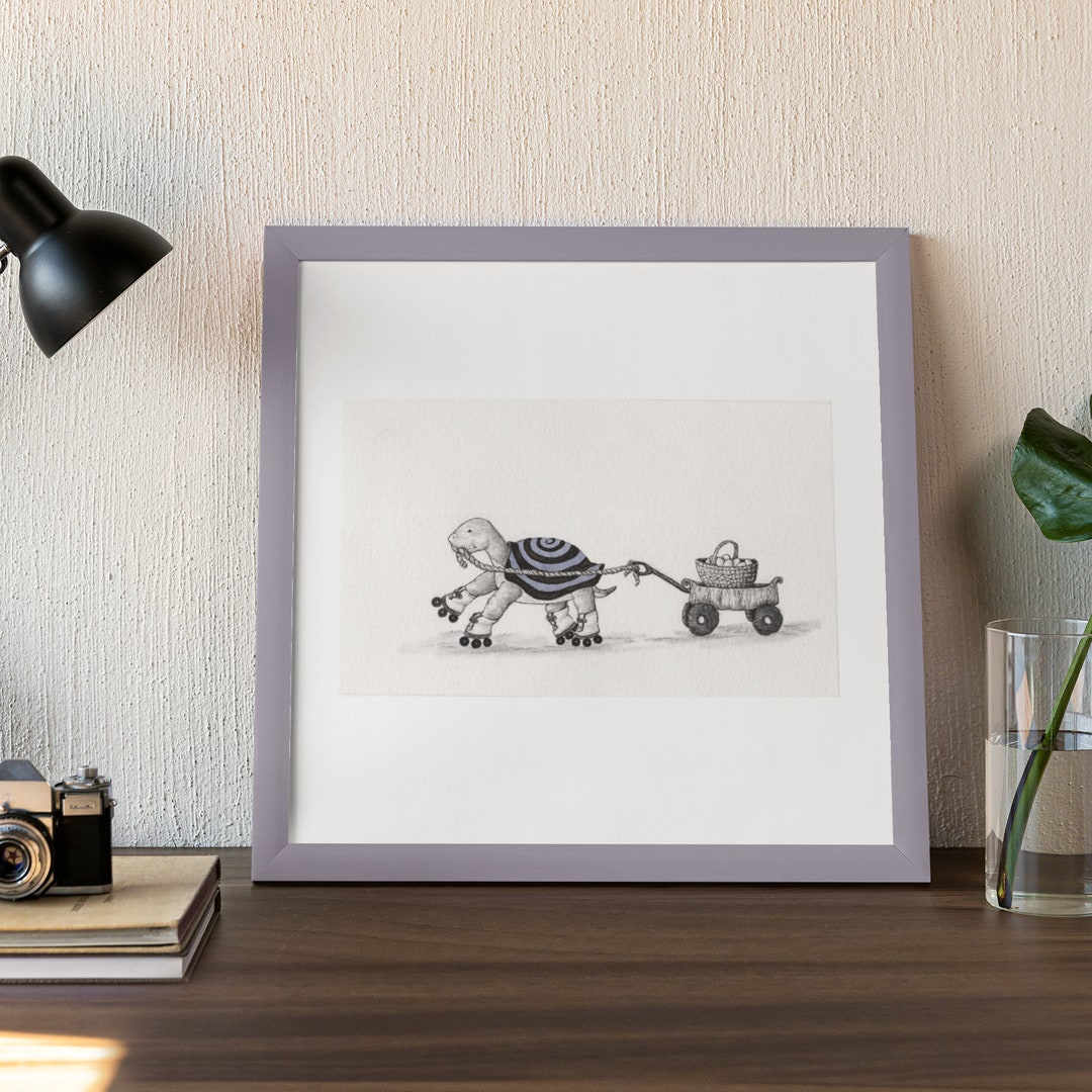 Goth Turtle Digital Download, Turtle Nursery Decor, Gifts for Turtle ...