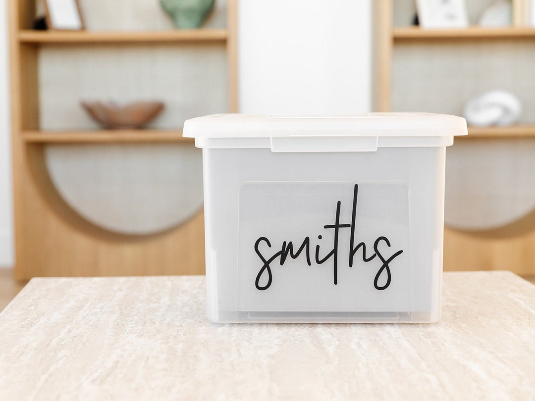 Important Documents Box Starter Kit - DIY Documents Organizer Kit - Etsy