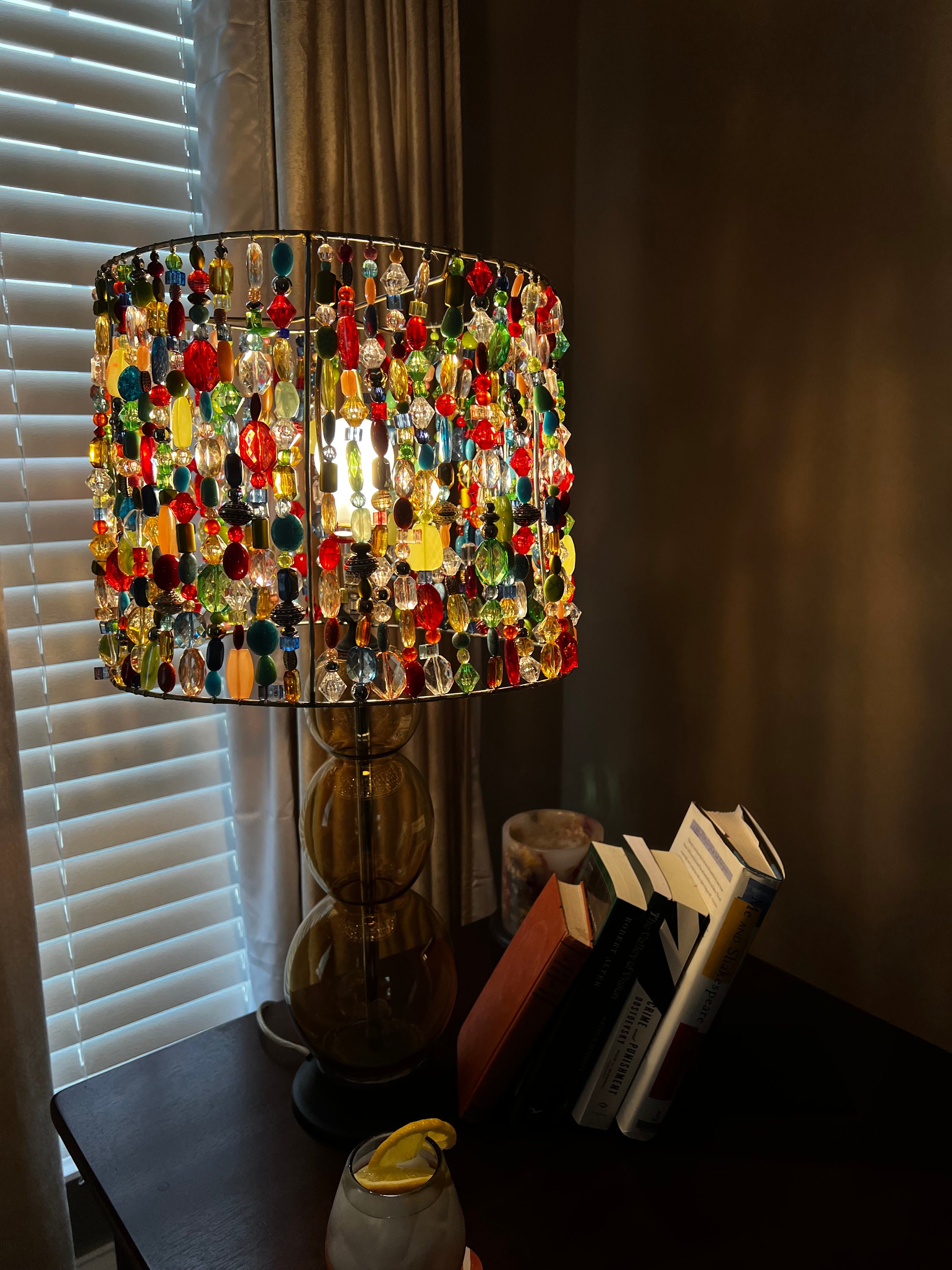 Beaded Lampshade - Etsy