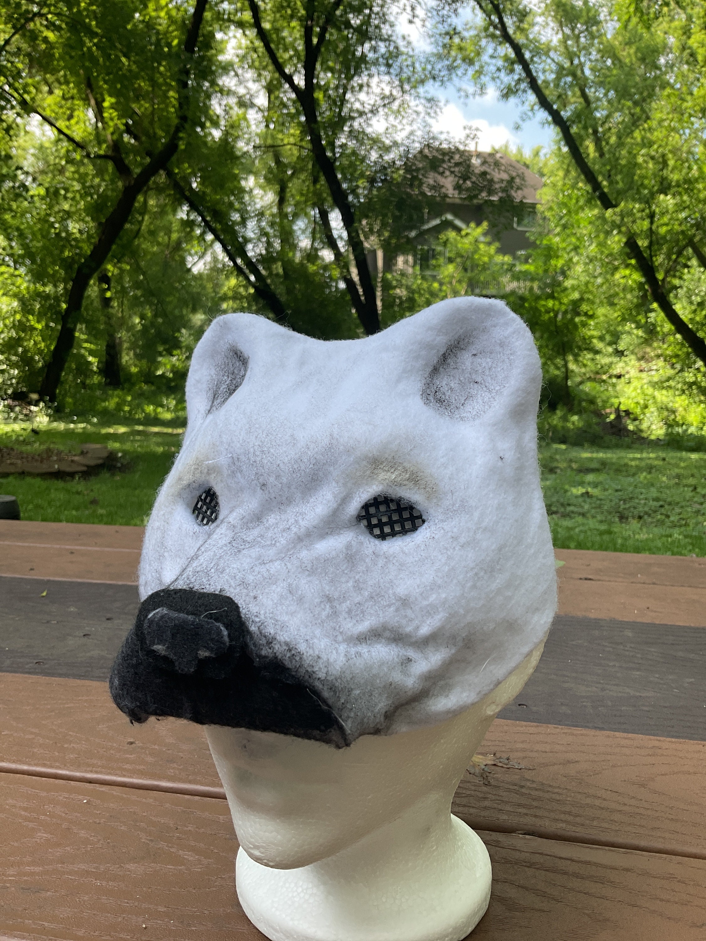 Polar Bear Therian Mask - Etsy
