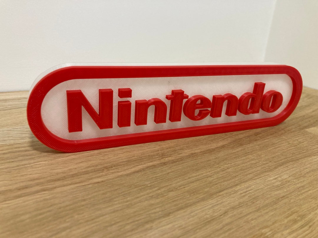 Phosphorescent NINTENDO Logo 3D Printing - Etsy