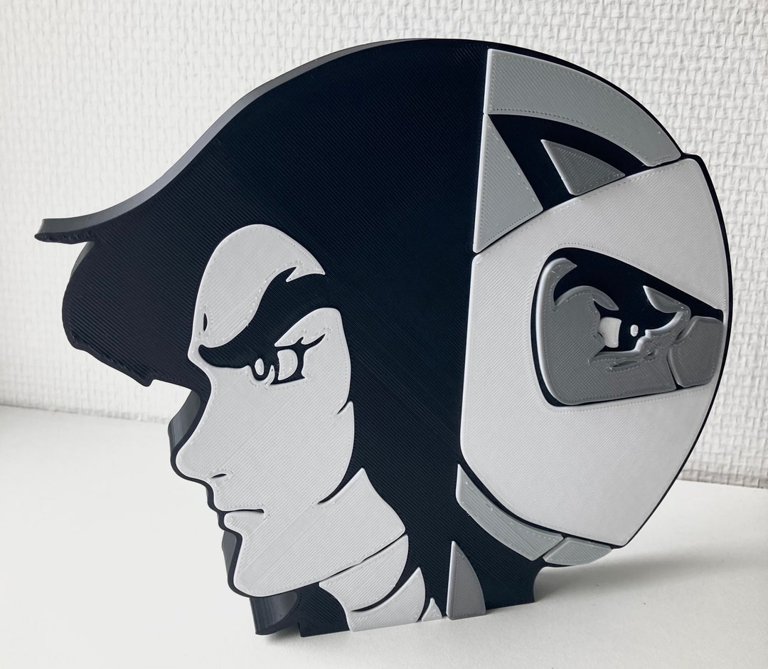 Silhouette ACTARUS GOLDORAK 3D Printing - Etsy