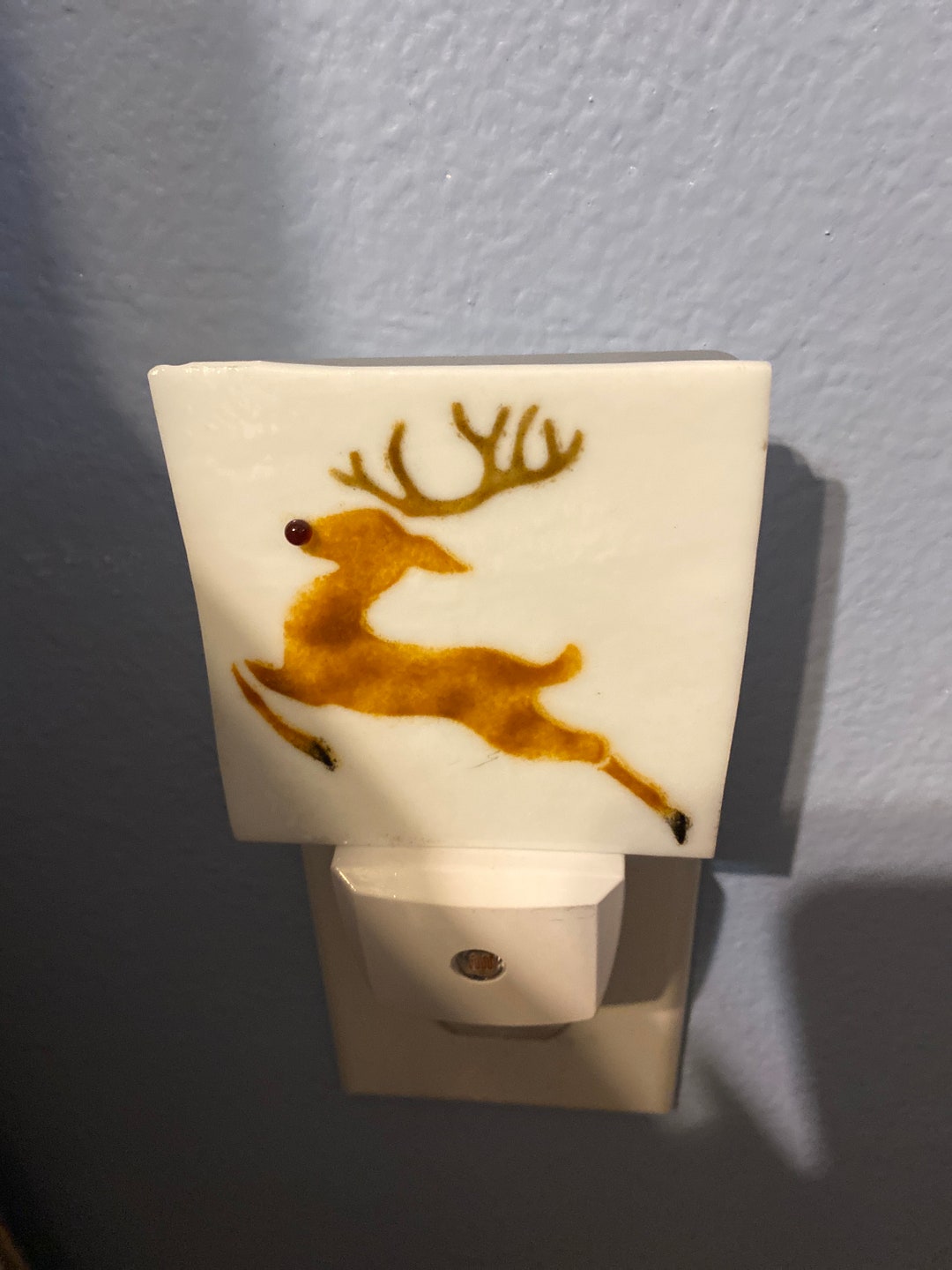 Rudolph the Red Nosed Reindeer LED Night Light No. 884 - Etsy