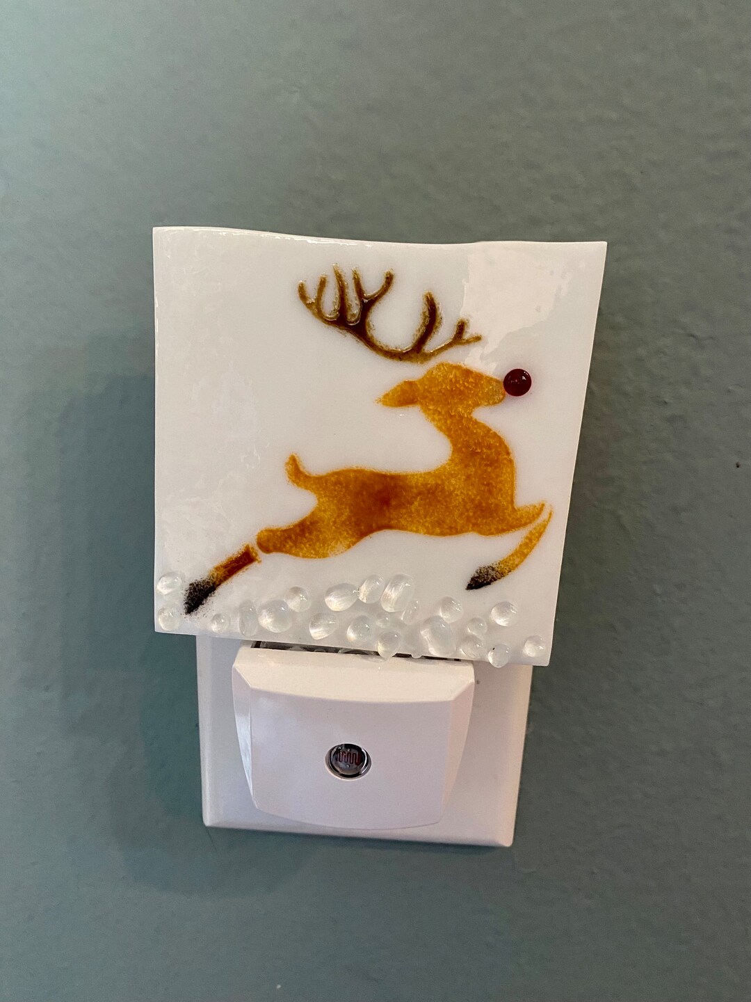Rudolph the Red Nosed Reindeer LED Night Light No. 895 - Etsy