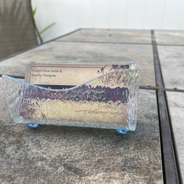 Glass Card Holder - Etsy