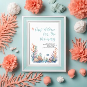 EDITABLE Under the Sea Baby Shower Games Bundle - Ocean Animals Octopus ...