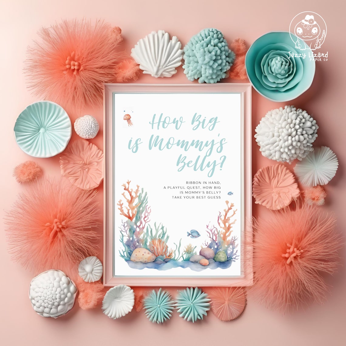 EDITABLE Under the Sea Baby Shower Games Bundle - Ocean Animals Octopus ...