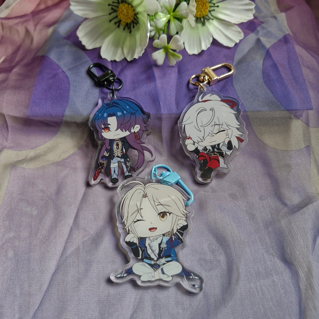 Honkai Star Rail Keychains Blade, Jing Yuan, Yanqing - Etsy