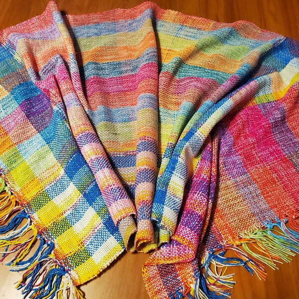 Hand Woven Scarf - Etsy