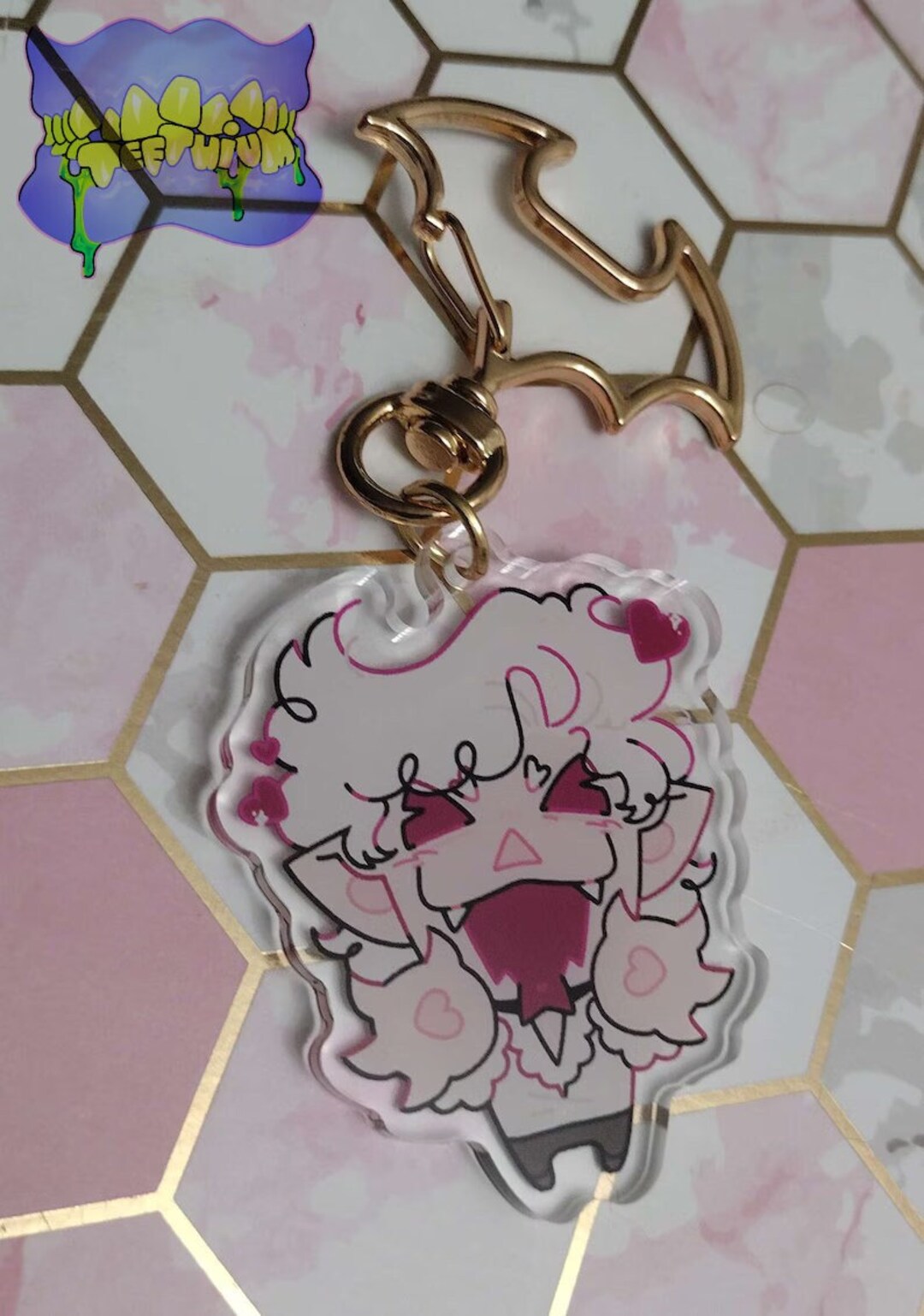 Baldur's Gate Fanart Keychain Astarion Ancunin 2"in (50.8mm) Acrylic ...