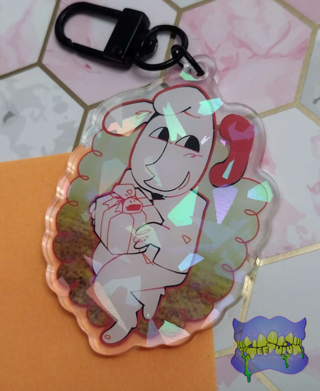 The Walten Files Fanart Keychain "bon" 2.5''(63.5mm) Acrylic Charm ...