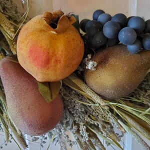 Winter Harvest Dried ARTEMESIA WREATH With MILLET - Etsy