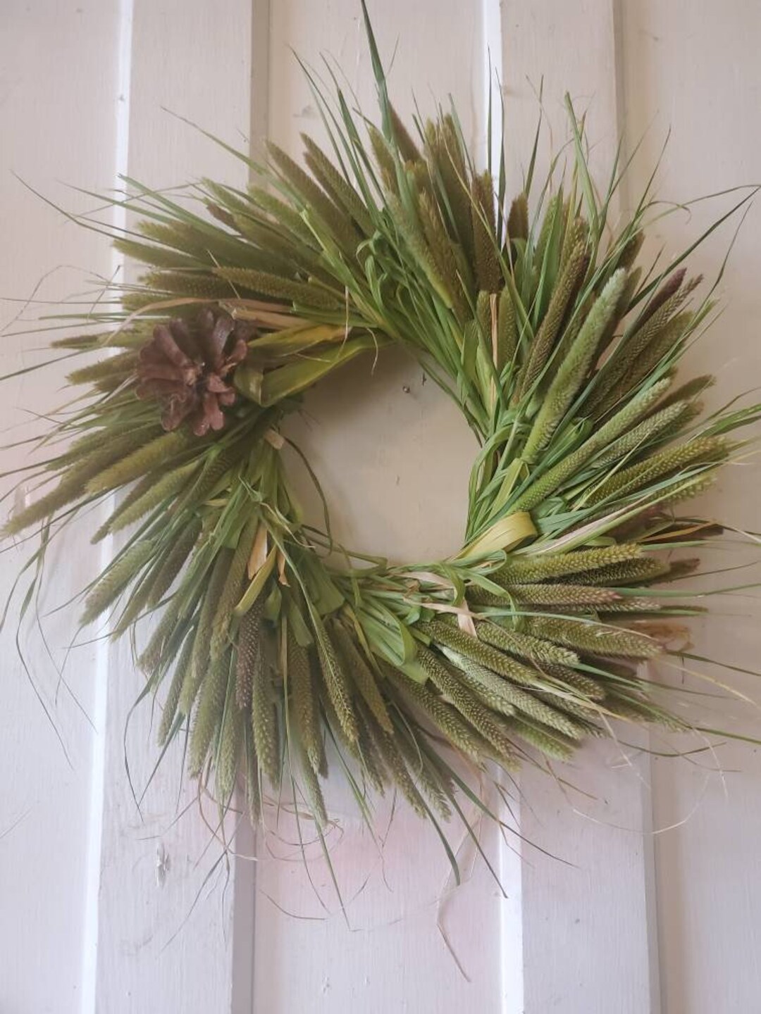 MILLET WREATH Naturally Dried FALL Decoration - Etsy