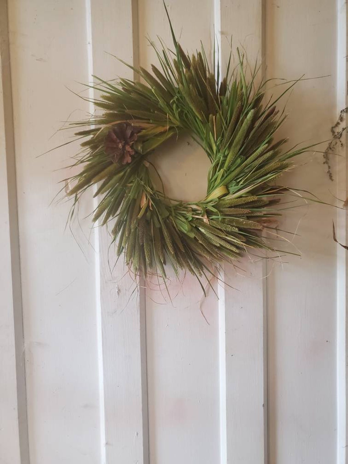 MILLET WREATH Naturally Dried FALL Decoration - Etsy