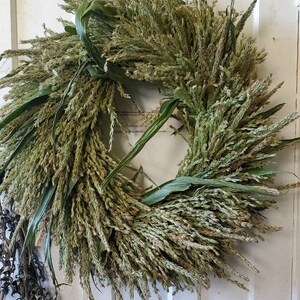 CORN TASSEL WREATH All Natural Decoration for Door or Wall | Etsy