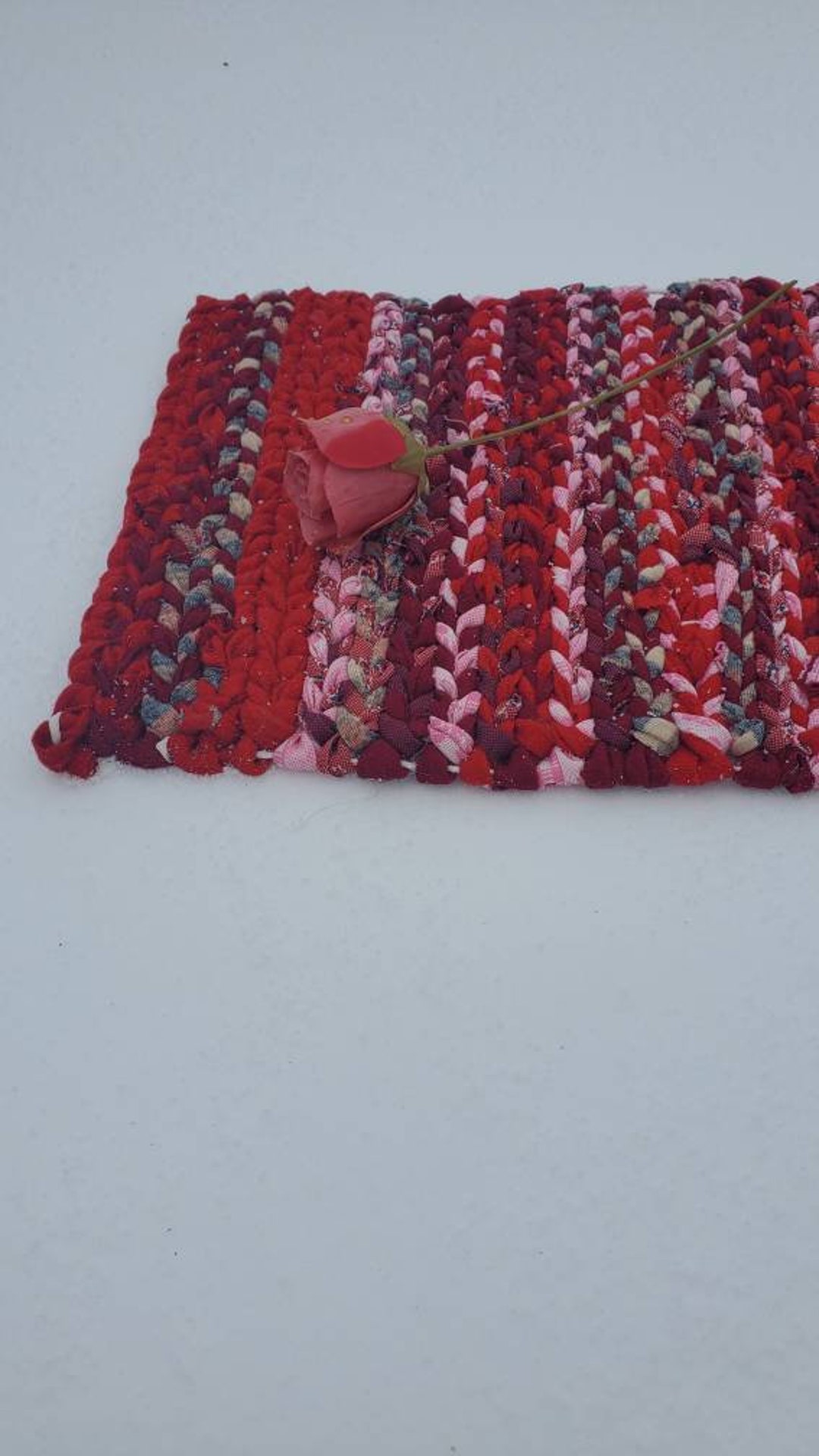 CATSKILLS Rag Weaving Table RUG Placemat - Etsy