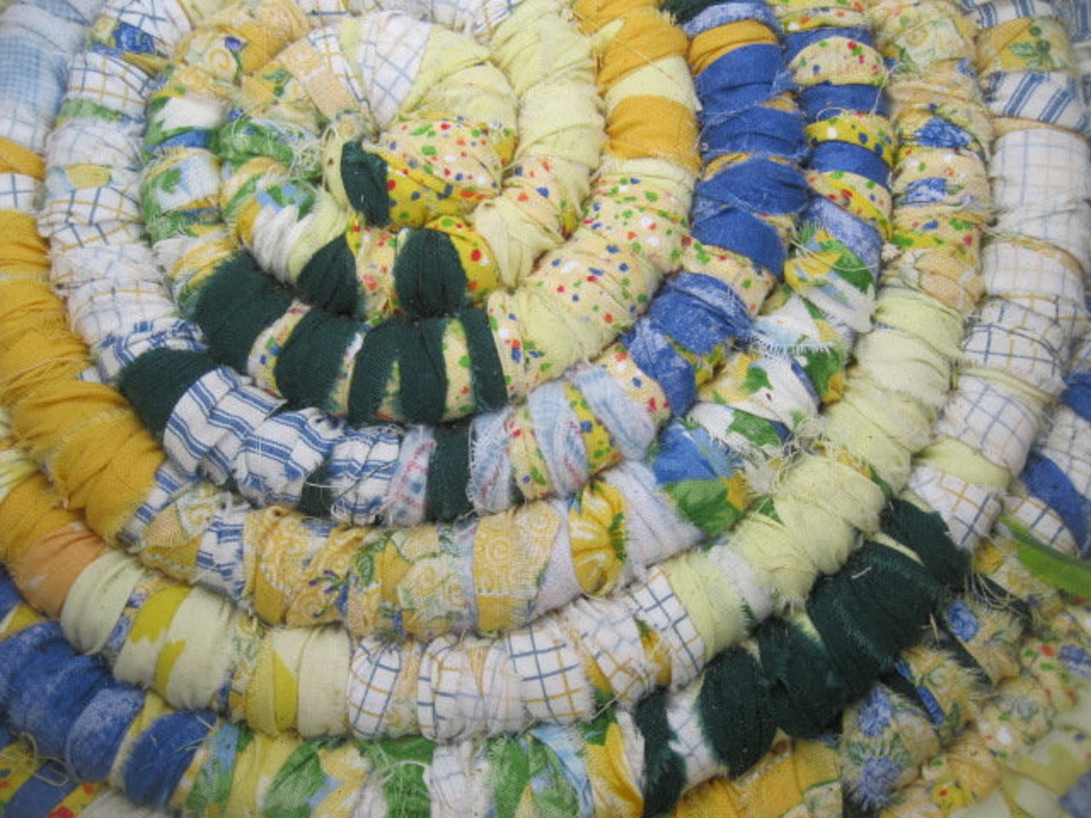 SEAS THE DAY Textile Art Basket Bucket Jumbo Size - Etsy