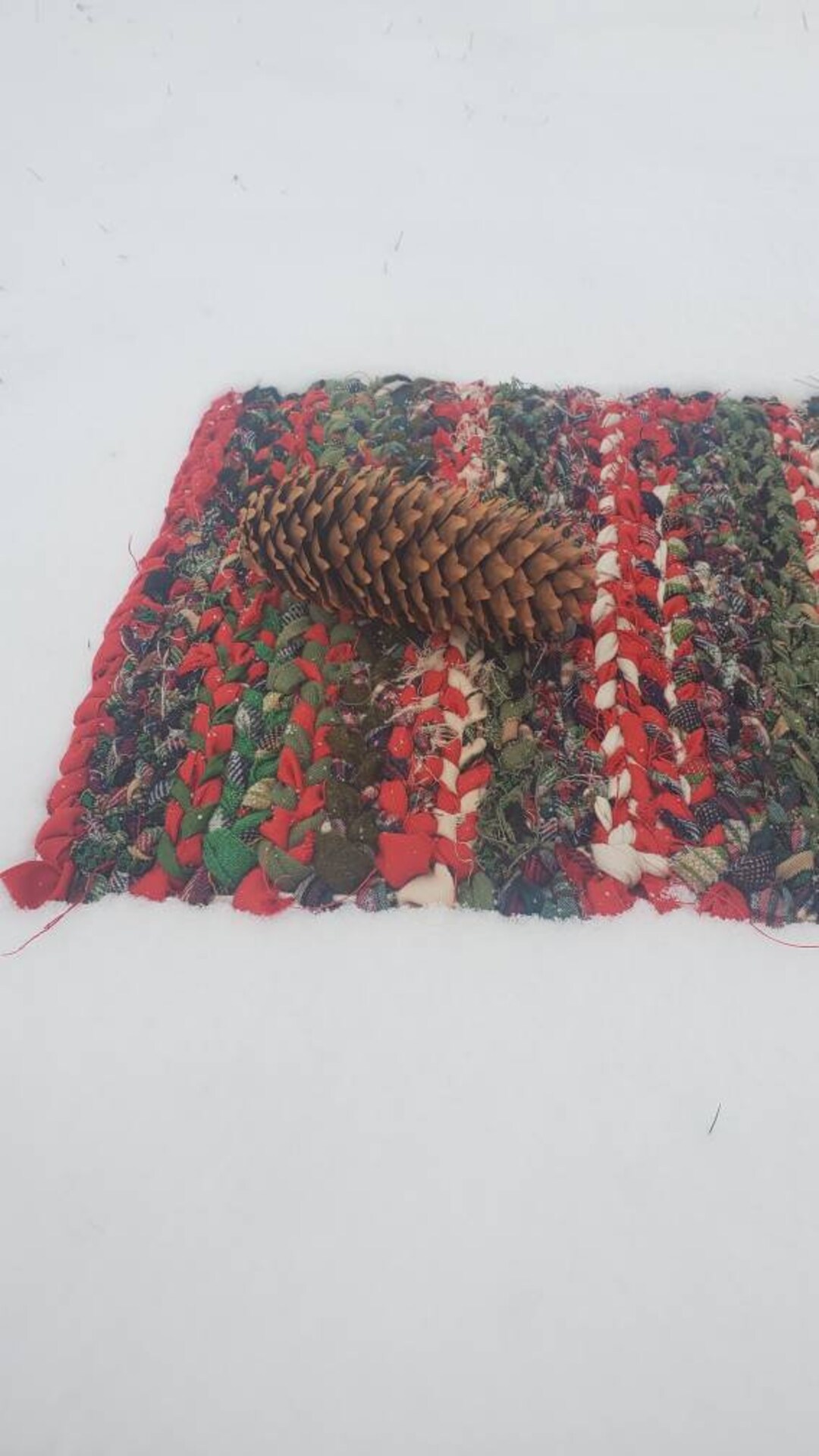 ADIRONDACK Rag Weaving Table Rug Placemat - Etsy