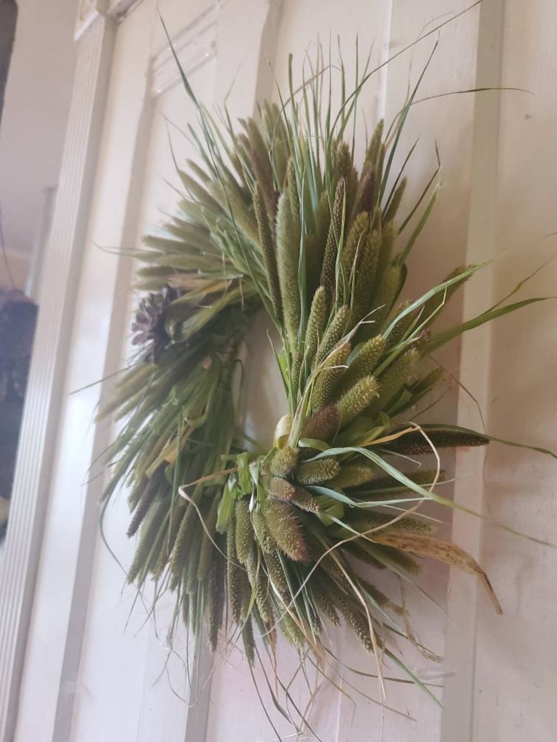 MILLET WREATH Naturally Dried FALL Decoration - Etsy