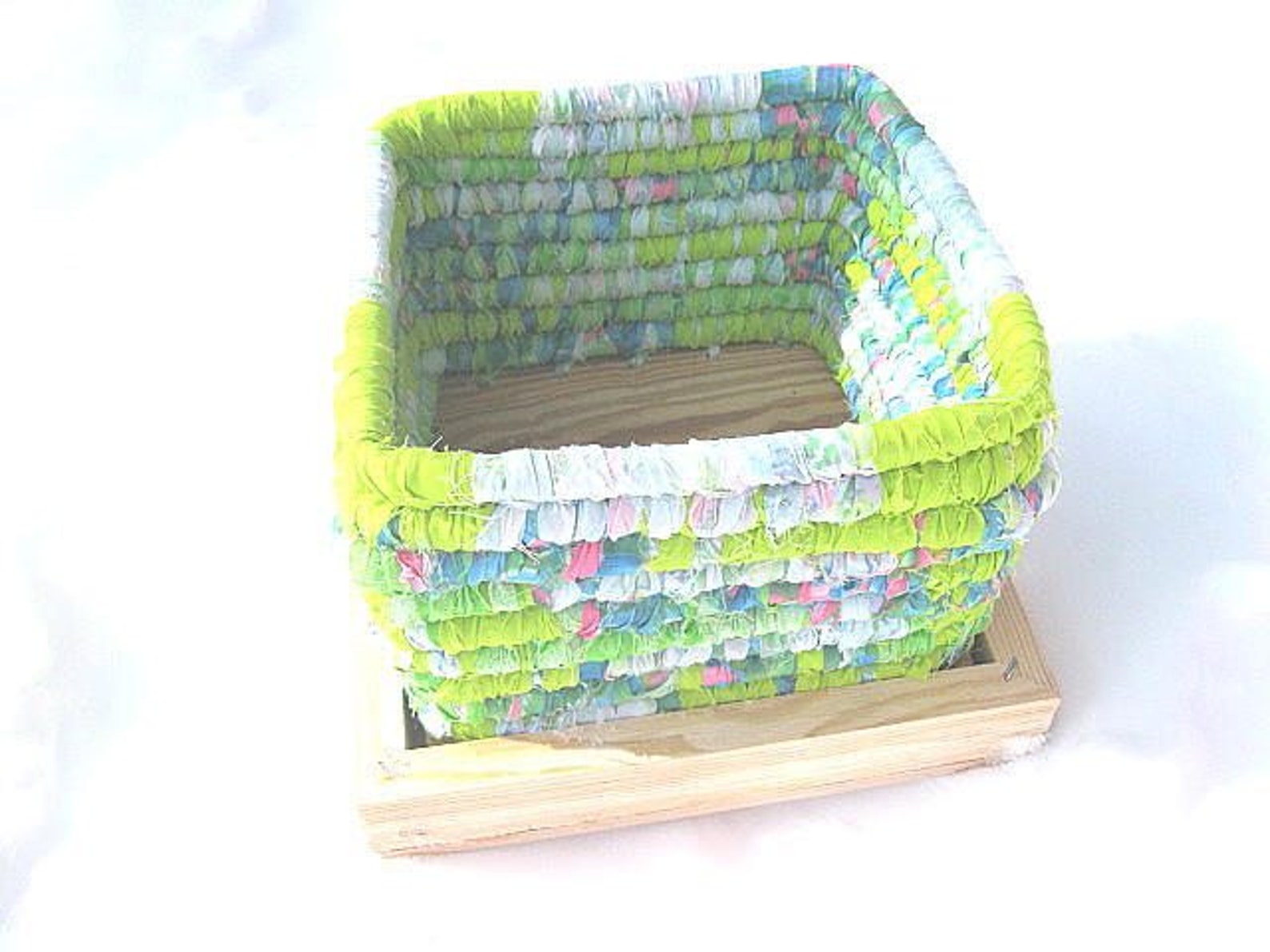 AVALON Textile Art STORAGE BASKET With Lid - Etsy