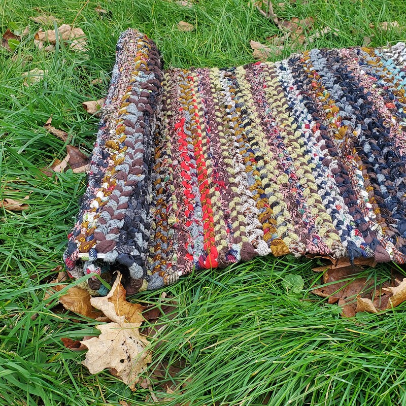 Upcycled Rag Rug - Etsy