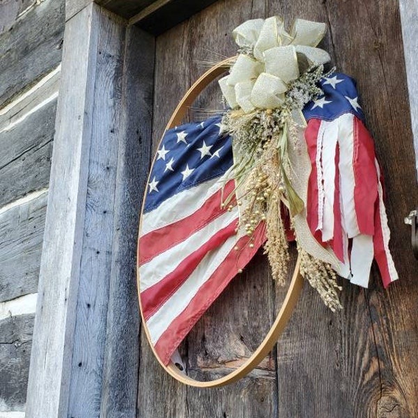 American Flag Wreath - Etsy