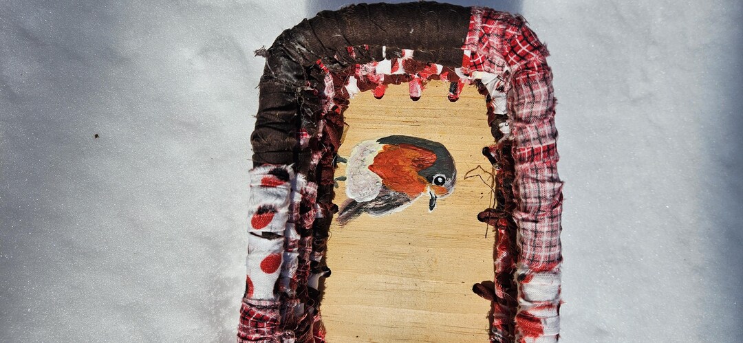 ROBIN Hand Painted Bird BASKET Tray A Series of Birds - Etsy