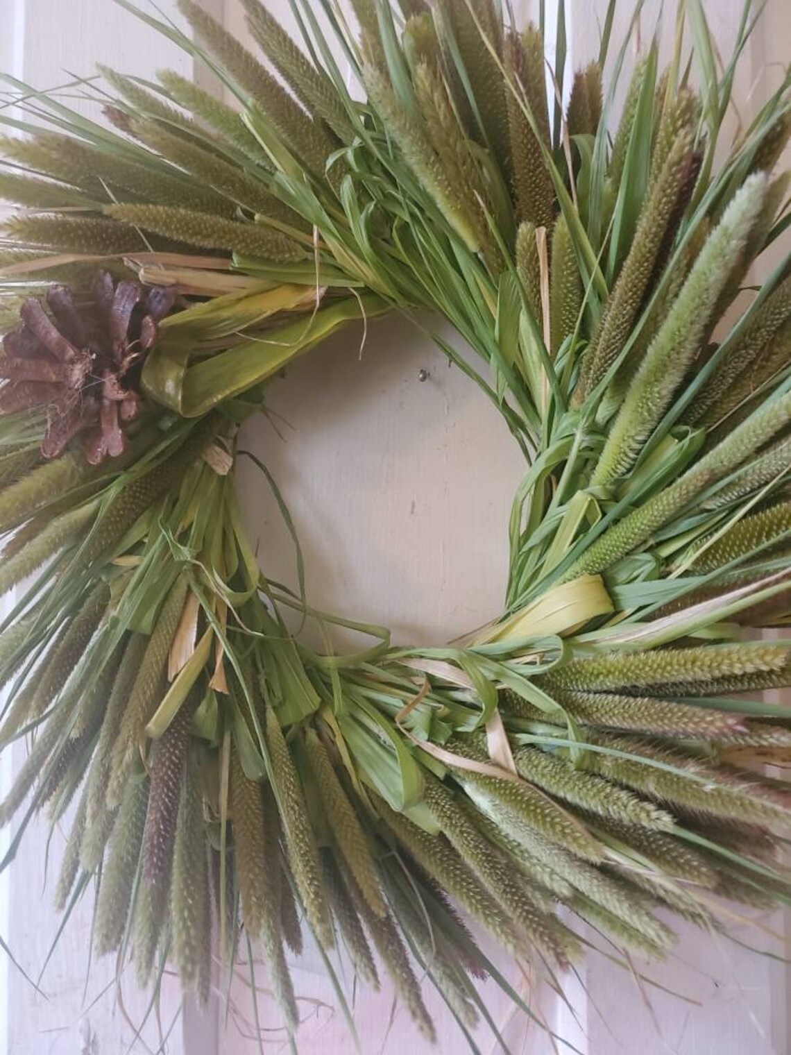 MILLET WREATH Naturally Dried FALL Decoration - Etsy