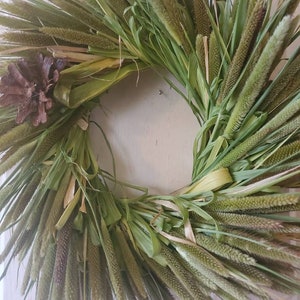 MILLET WREATH Naturally Dried FALL Decoration - Etsy