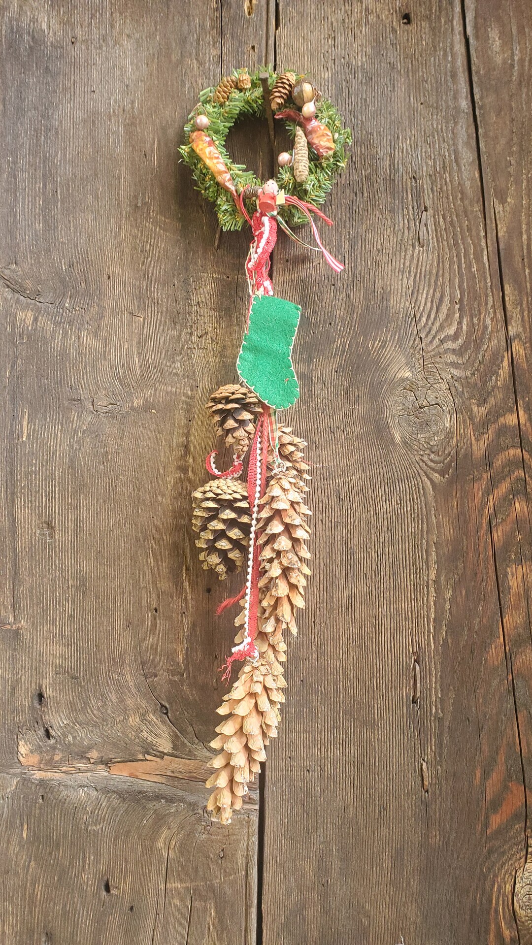 PINE CONE RIBBONS With Holiday Theme - Etsy