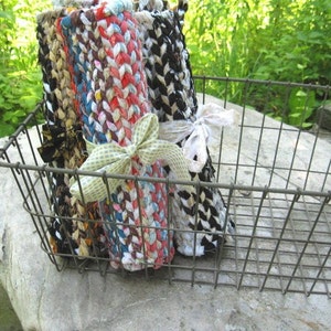 NORTH POLE Rag Weaving Table Rug Placemat - Etsy