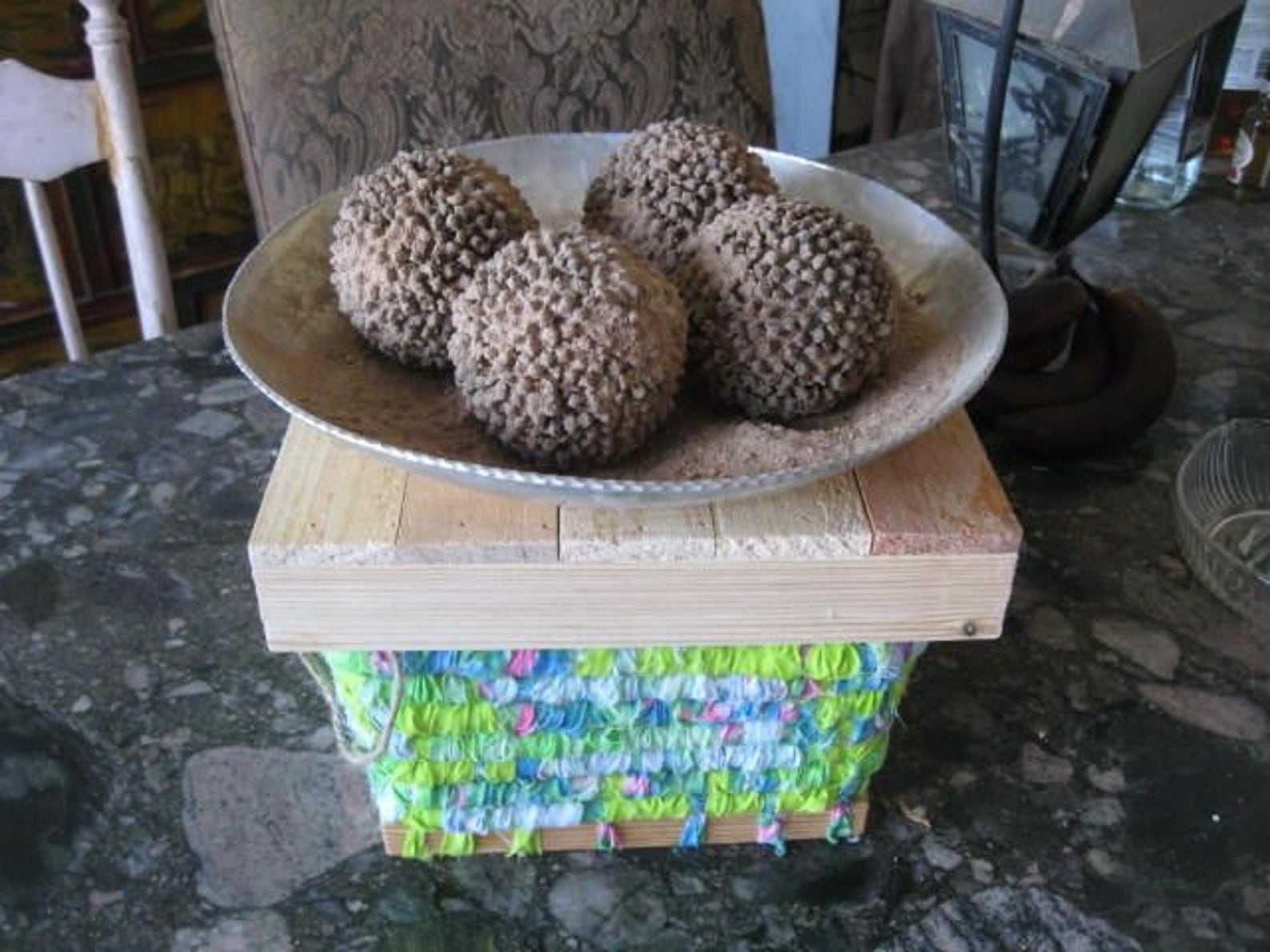 AVALON Textile Art STORAGE BASKET With Lid - Etsy