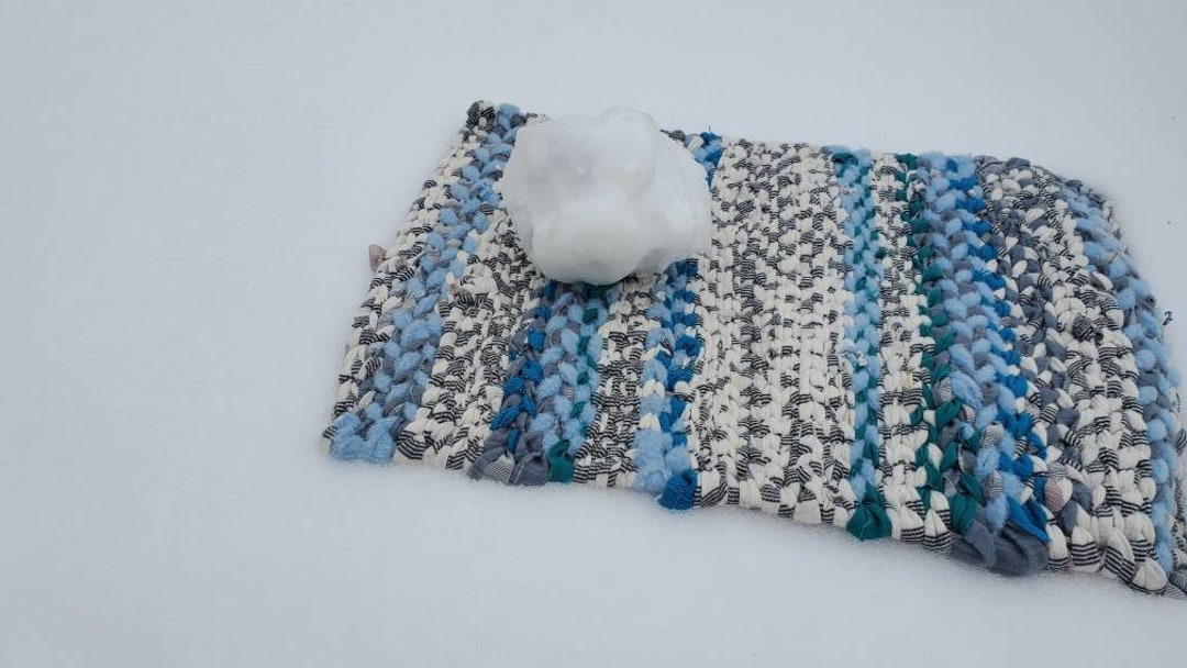 MIRROR LAKE Rag Weaving Table RUG Placemat - Etsy