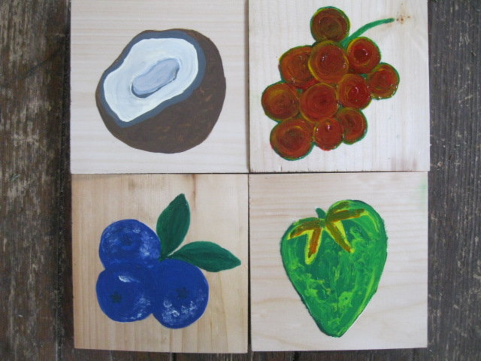 SALE on KITCHEN or RESTAURANT Table Markers Folk Art Hand - Etsy