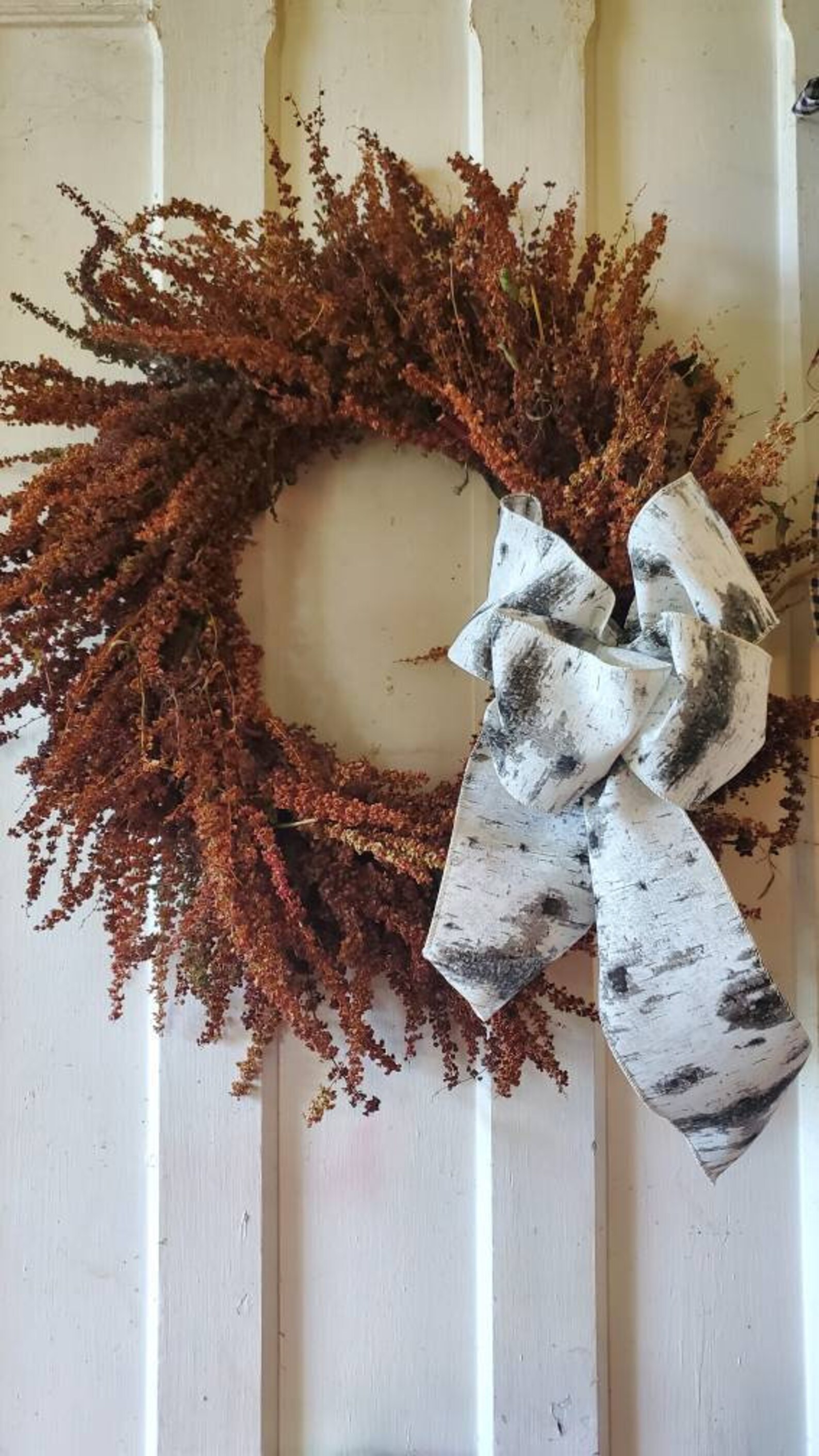 DOCK WREATH Natural DRIED Flower for Autumn - Etsy