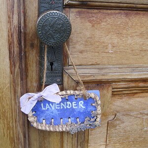 LAVENDER SIGN PLAQUE - Etsy