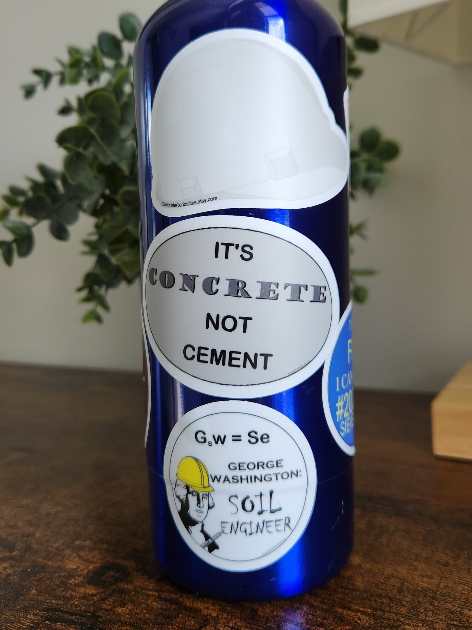 It's Concrete Not Cement Sticker - Etsy